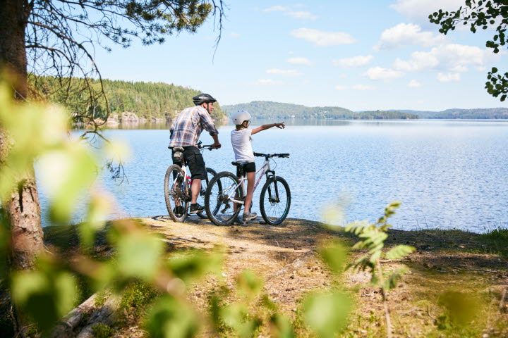 Familjerundan kring Baldersnäs 22 km – Cykla Gravel i Dalsland