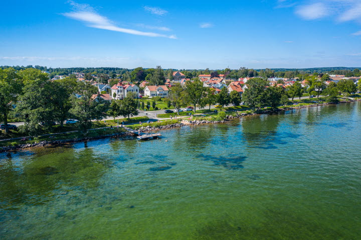 Strandpromenaden i Hjo