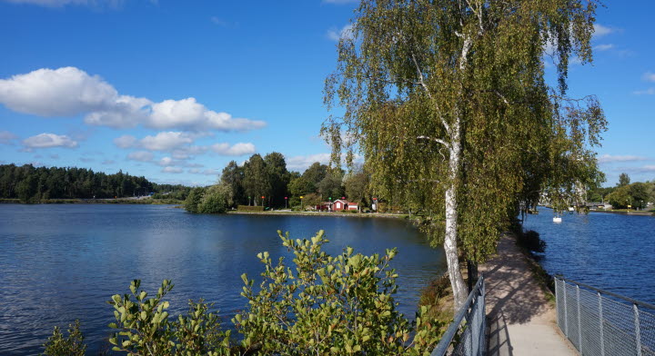 Spikön i Trollhätte Kanalpark