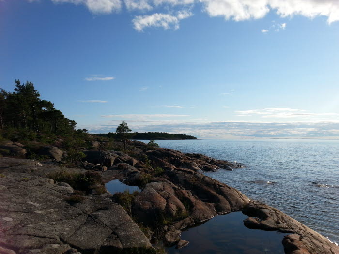 Djurö nationalpark mitt i innanhavet Vänern