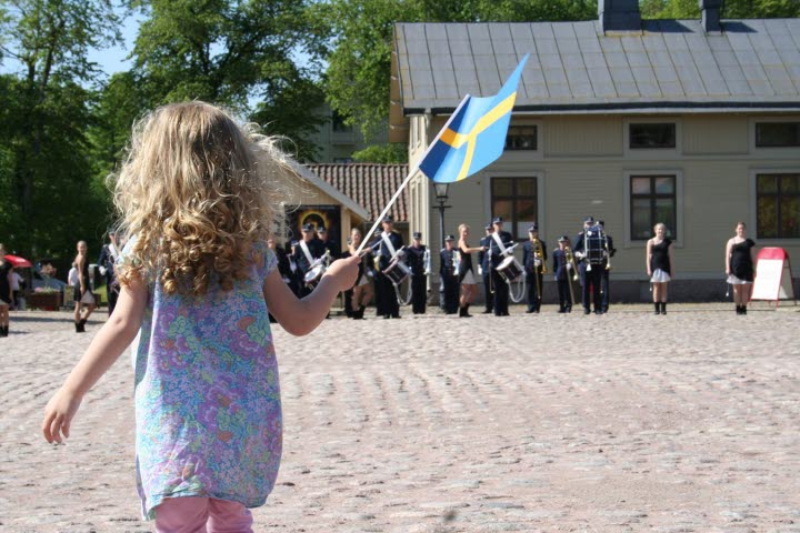 Nationaldagsfirande på Karlsborgs fästning