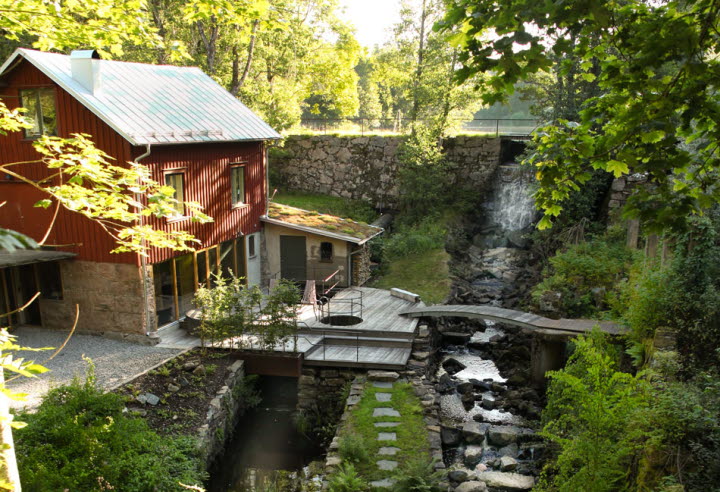 Bo i en gammal kvarn från 1800-talet